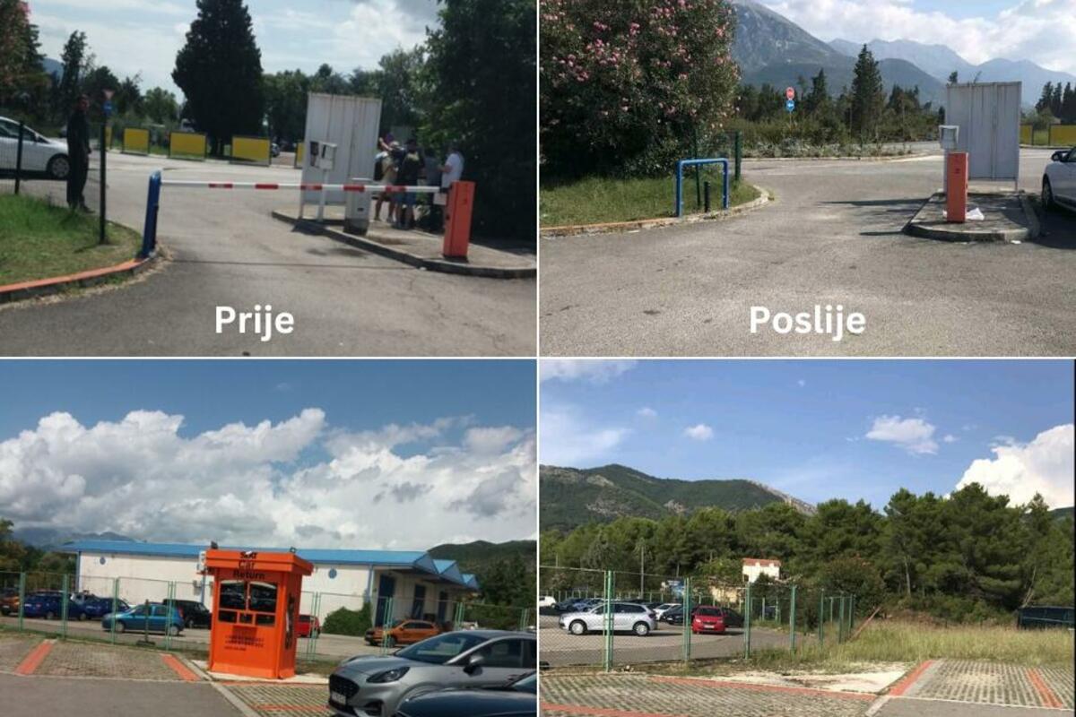 Po nalogu inspekcije uklonjeni privremeni objekti u blizini Aerodroma Tivat