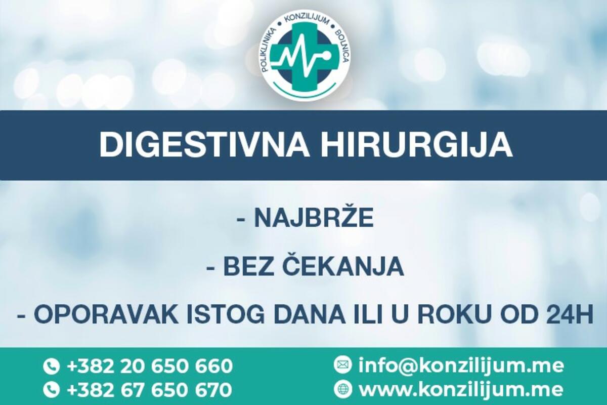 Laparoskopska operacija žučne kese i preponske kile u bolnici Konzilijum